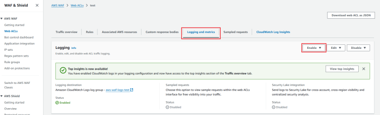 AWS WAFルールでのCloudWatch Metricsの設定について - Securify｜国産のASM×脆弱性診断を簡単に